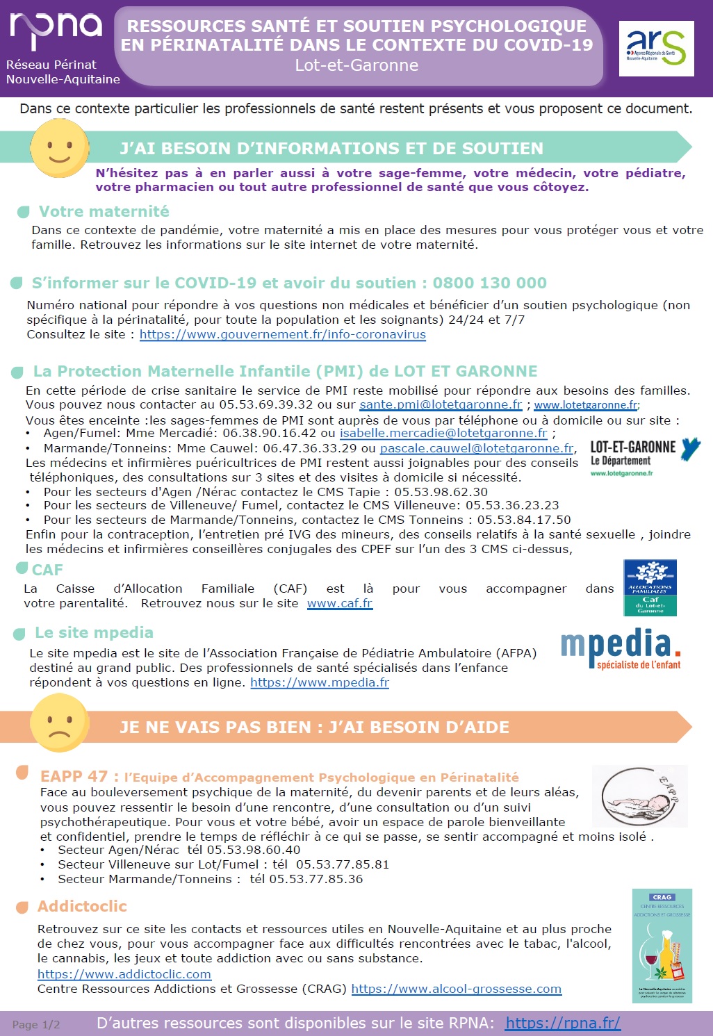 ressources psy 47 - RPNA - Réseau Périnat Nouvelle-Aquitaine : RPNA ...