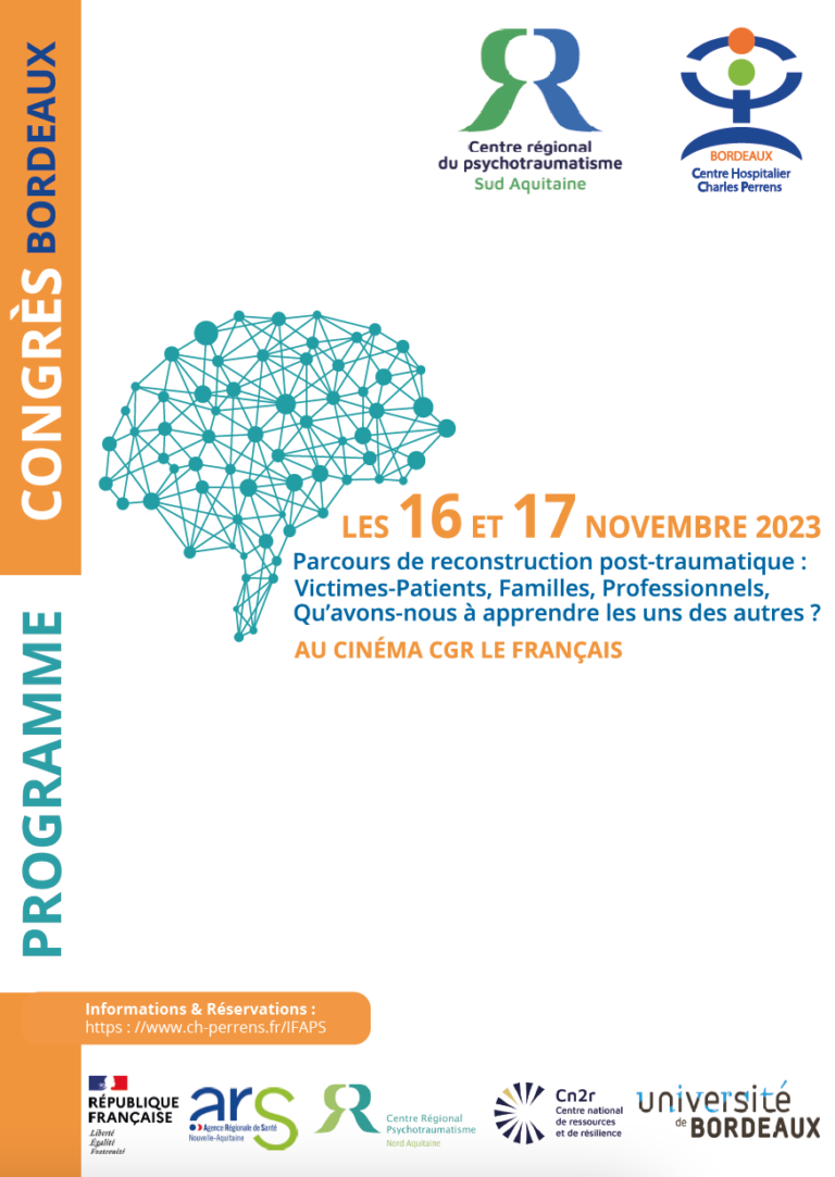 Congrès - Parcours de reconstruction post-traumatiques : Victimes ...